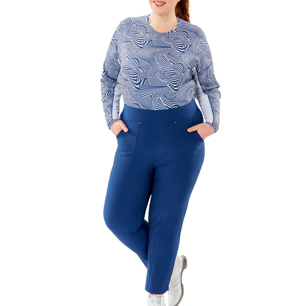 Women's Navy Ace Capri - Nancy Lopez – Fairway Fittings